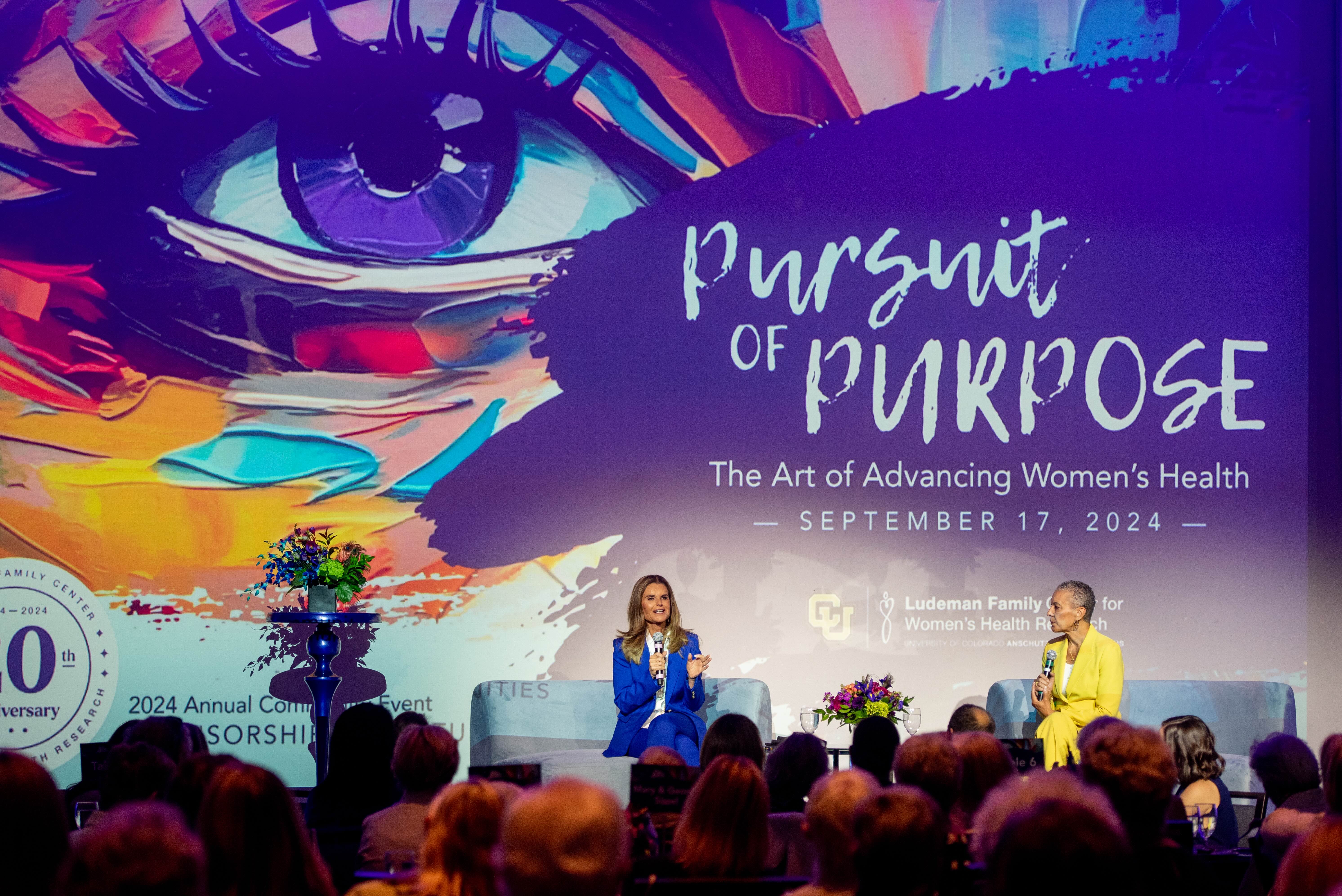 Ludeman Center Hosts Maria Shriver and Sharon Malone, MD