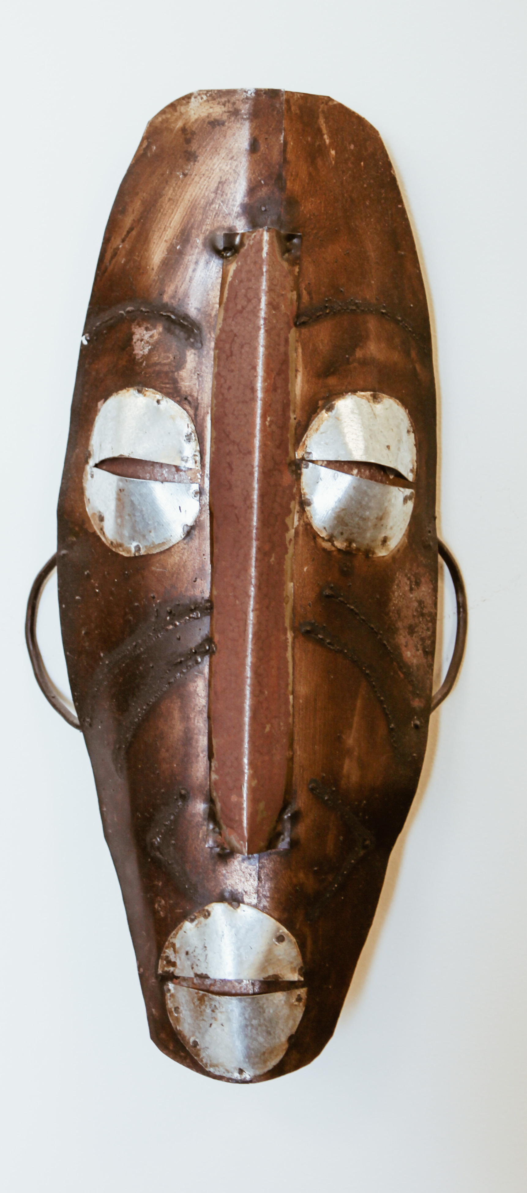 African Metal Mask